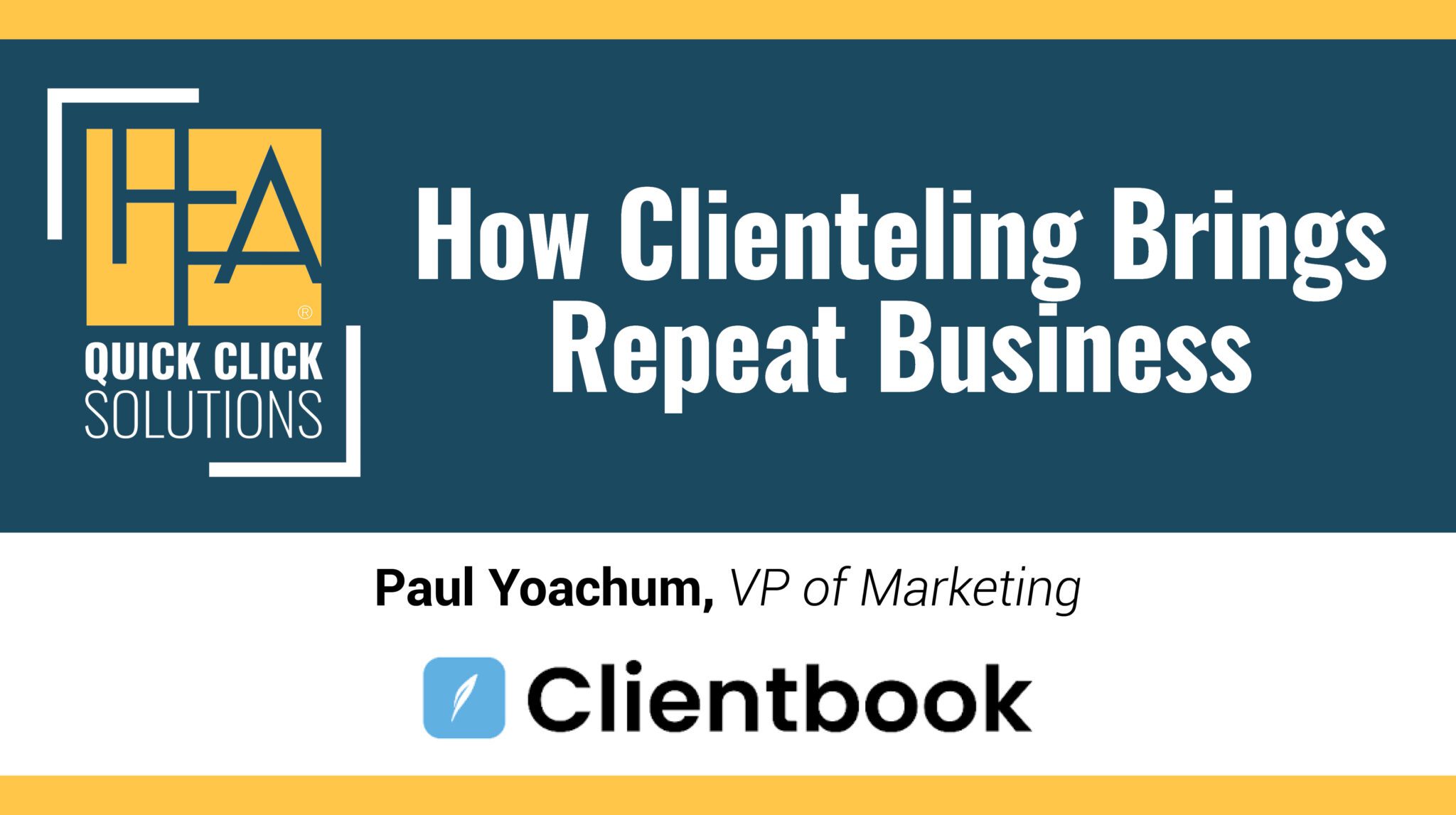 HFA QCS: How Clienteling Brings Repeat Business